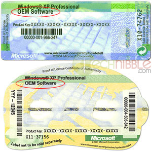 Win XP will not accept product key - Windows XP Home and Professional