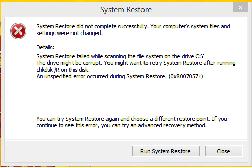 System Restore Not Working - Page 2 - Windows 8 and Windows 8.1