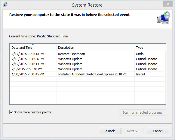 System Restore Not Working - Page 2 - Windows 8 and Windows 8.1